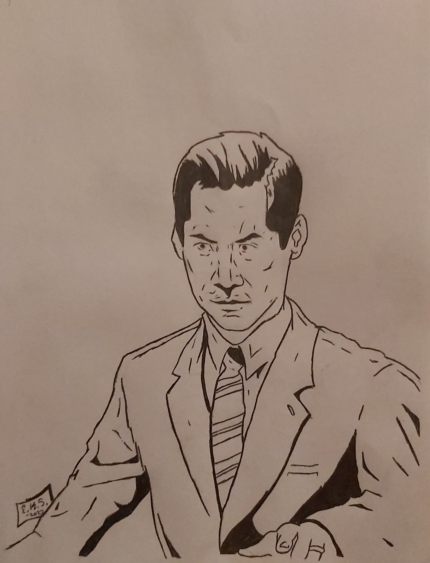 Kevin Lomax from "The Devil's Advocate" Quick Sketch - Chapter 1 ...