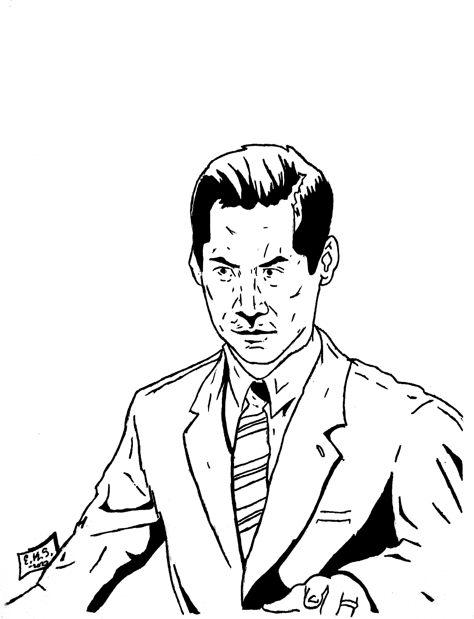 Kevin Lomax from "The Devil's Advocate" Quick Sketch - Chapter 1 ...