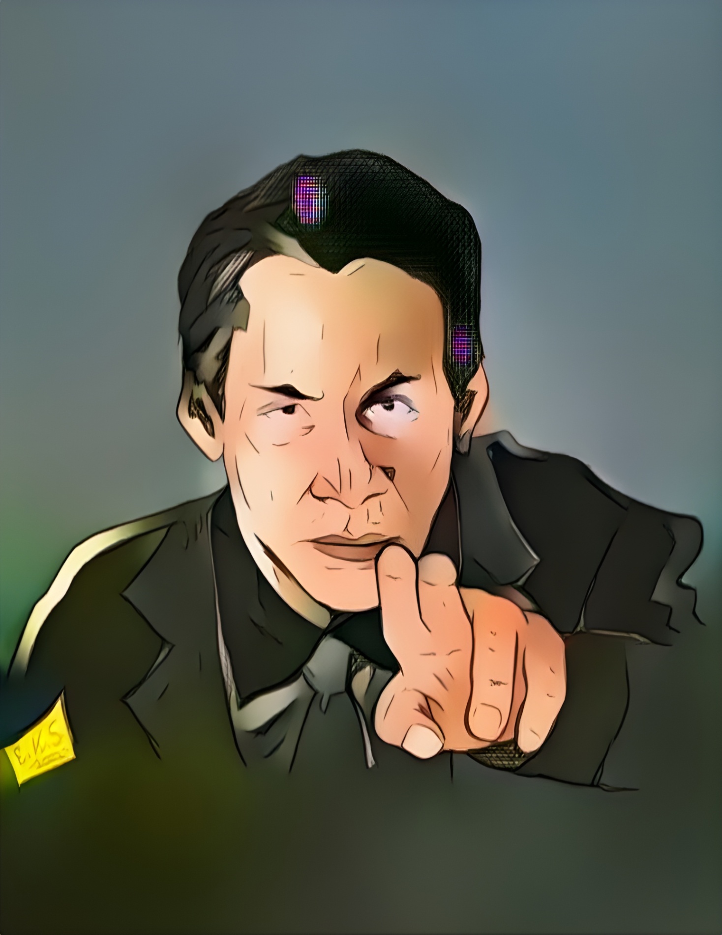 Donaka Mark...or is it Mark Donaka??? from Man of Tai Chi Quick Sketch ...