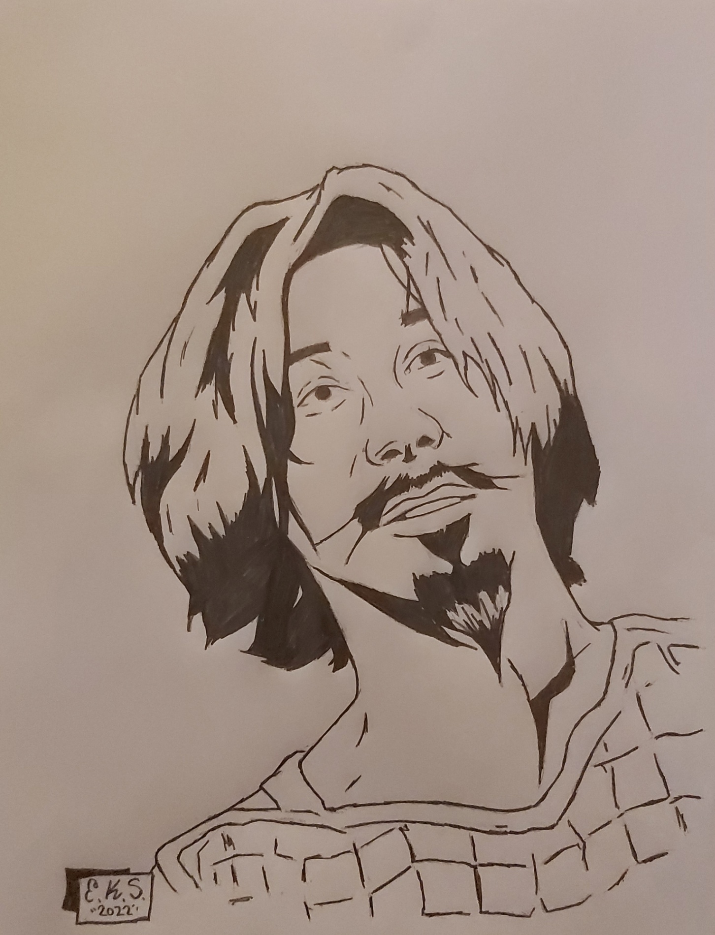 Ted "Theodore" Logan from "Bill & Ted's Bogus Journey" Quick Sketch ...